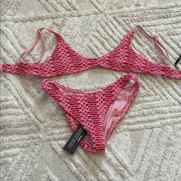 triangl swimwear | Swim | Nwt Triangl Pink Crochet Bikini Set | Poshmark